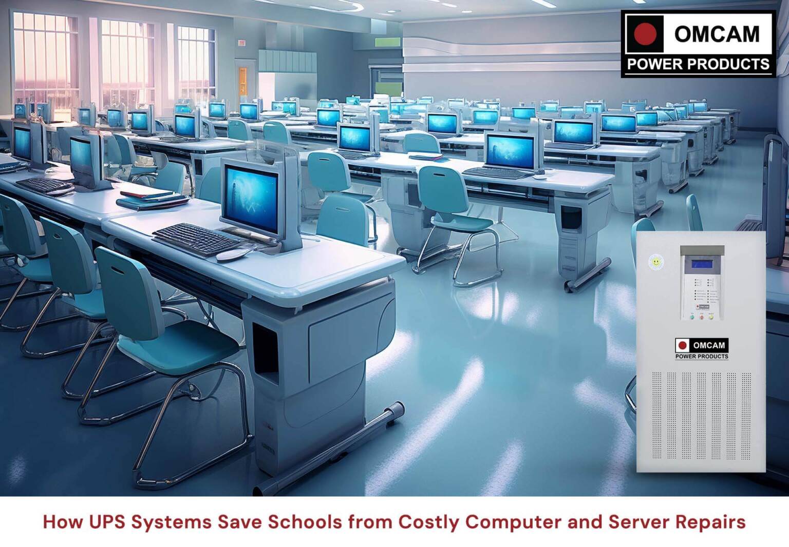 How UPS Systems Save Schools from Costly Computer and Server Repairs